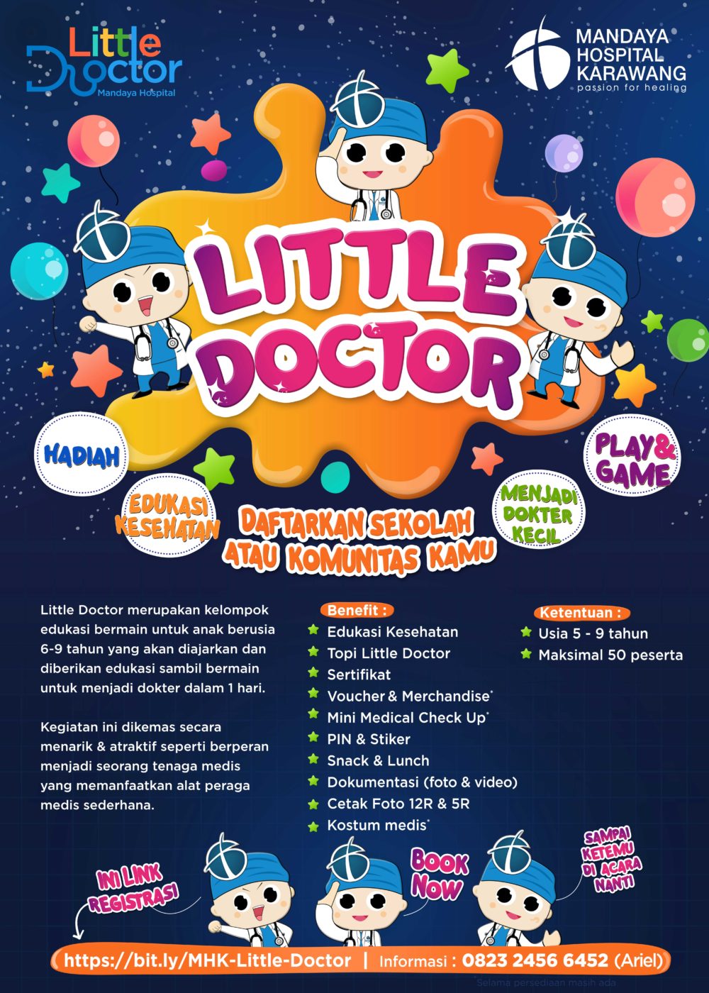 Little Doctor | Sehari Menjadi Dokter Cilik Di Mandaya Hospital ...