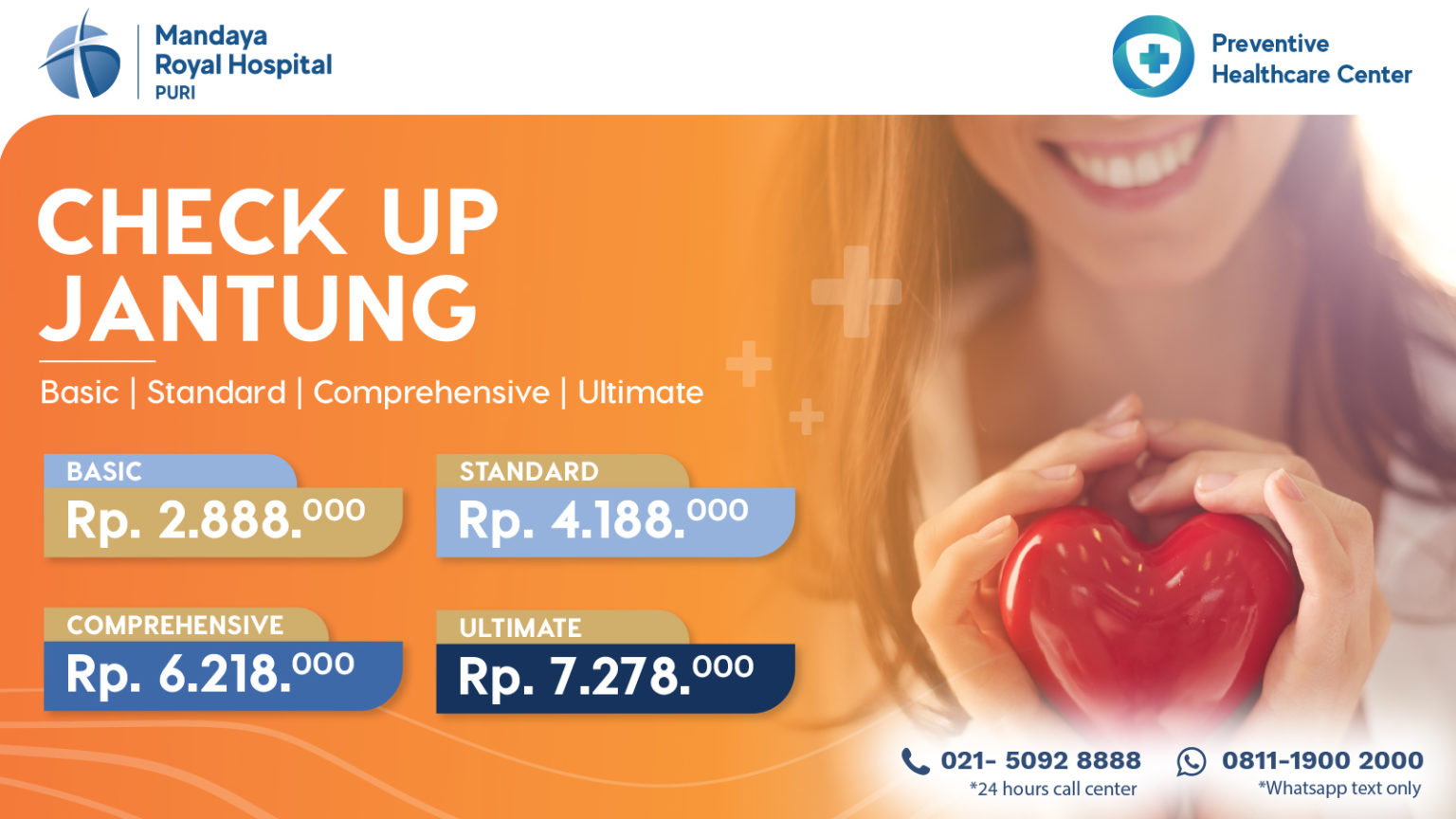 Harga Paket Check Up Jantung 2025 – Mandaya Royal Hospital Puri