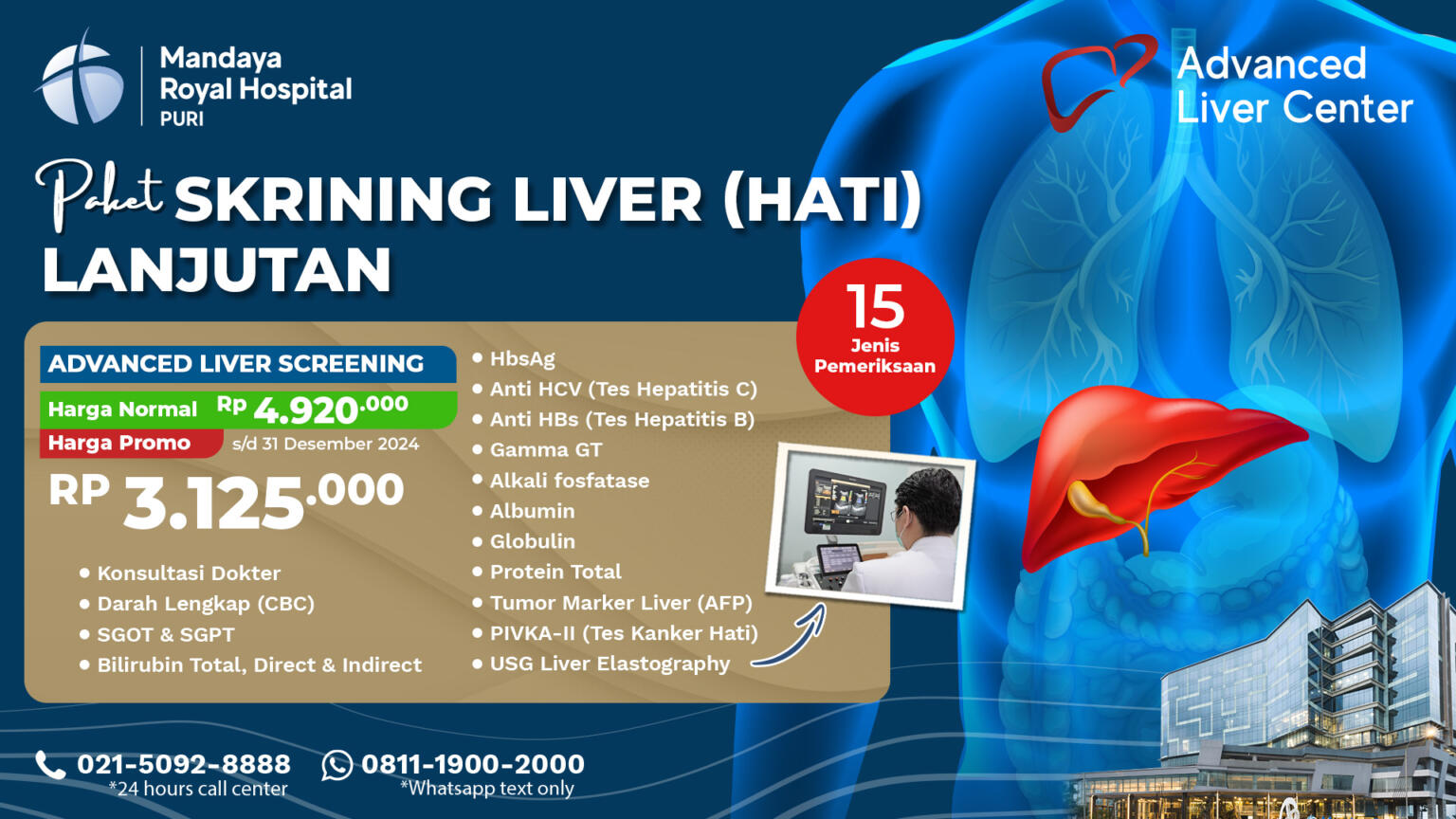9 Jenis Pemeriksaan untuk Cek Fungsi Hati - Mandaya Hospital Group