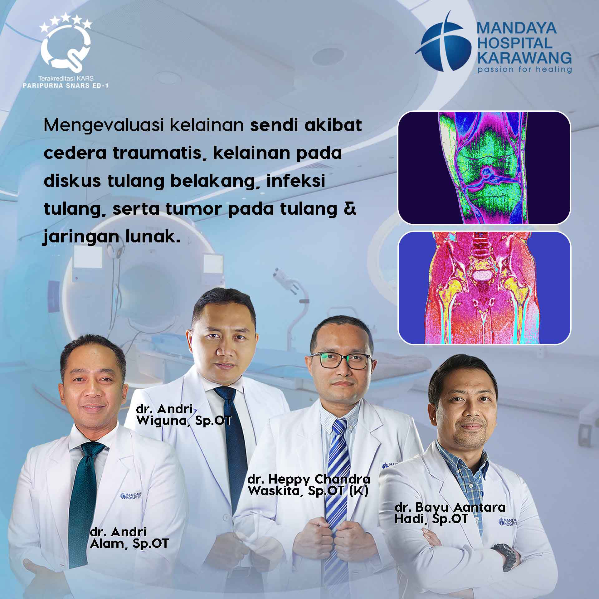 Jenis Penyakit Ini Mudah Diketahui dengan MRI - Mandaya Hospital Group