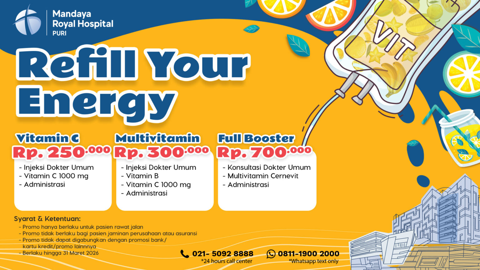 Immune Booster Package 2026 – Mandaya Royal Hospital Puri