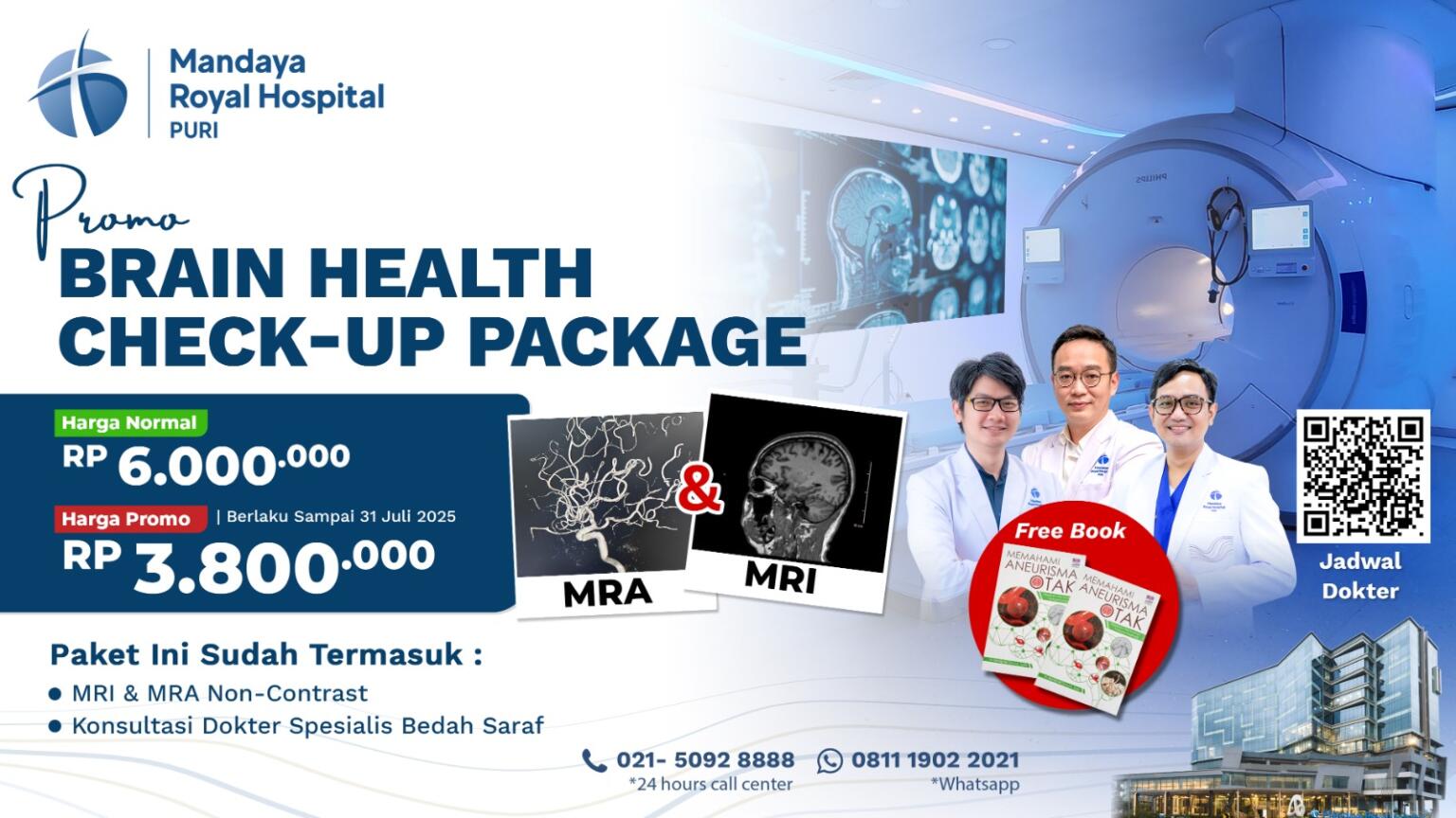 14 Gejala Tumor Otak yang Sering Disepelekan - Mandaya Hospital Group