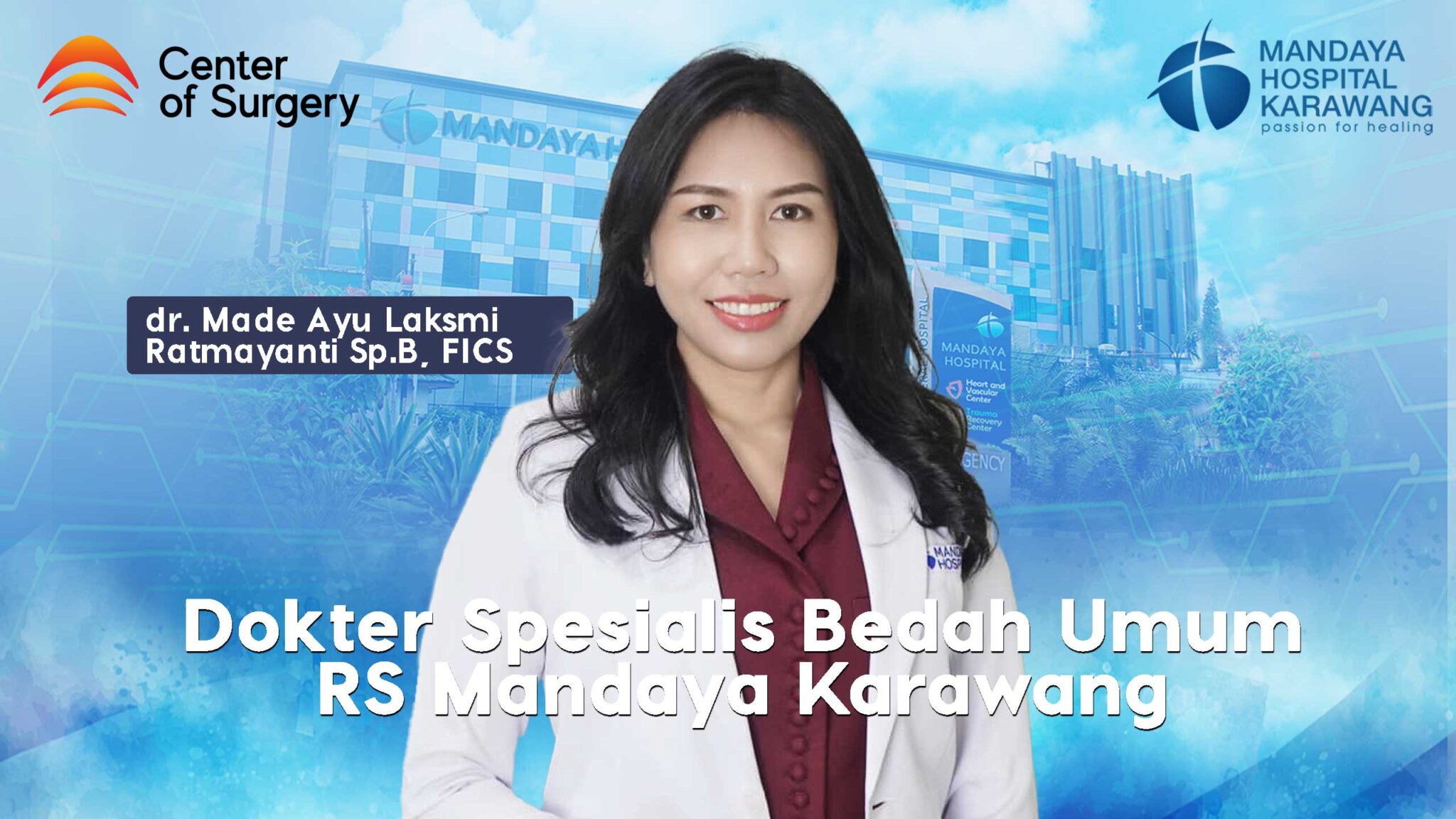 Dokter Spesialis Bedah Umum | dr. Made Ayu Laksmi Ratmayanti. Sp.B ...