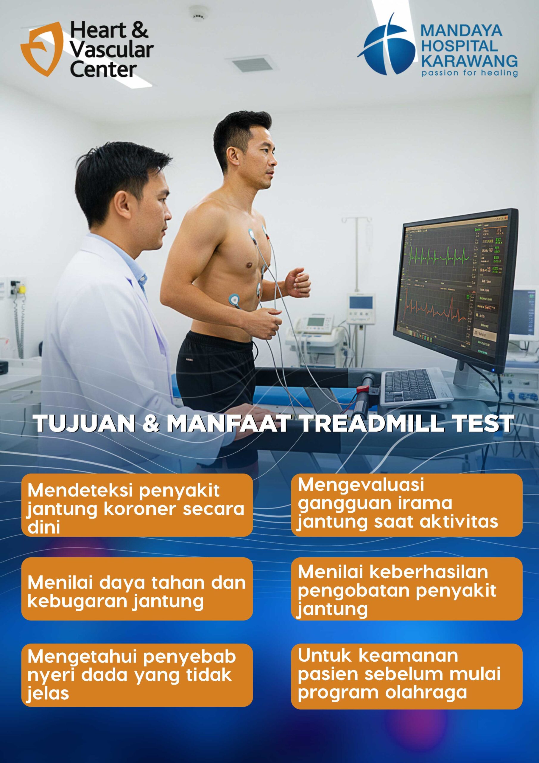 Tes Treadmill Deteksi Dini Penyakit Jantung Koronner - Mandaya Hospital ...