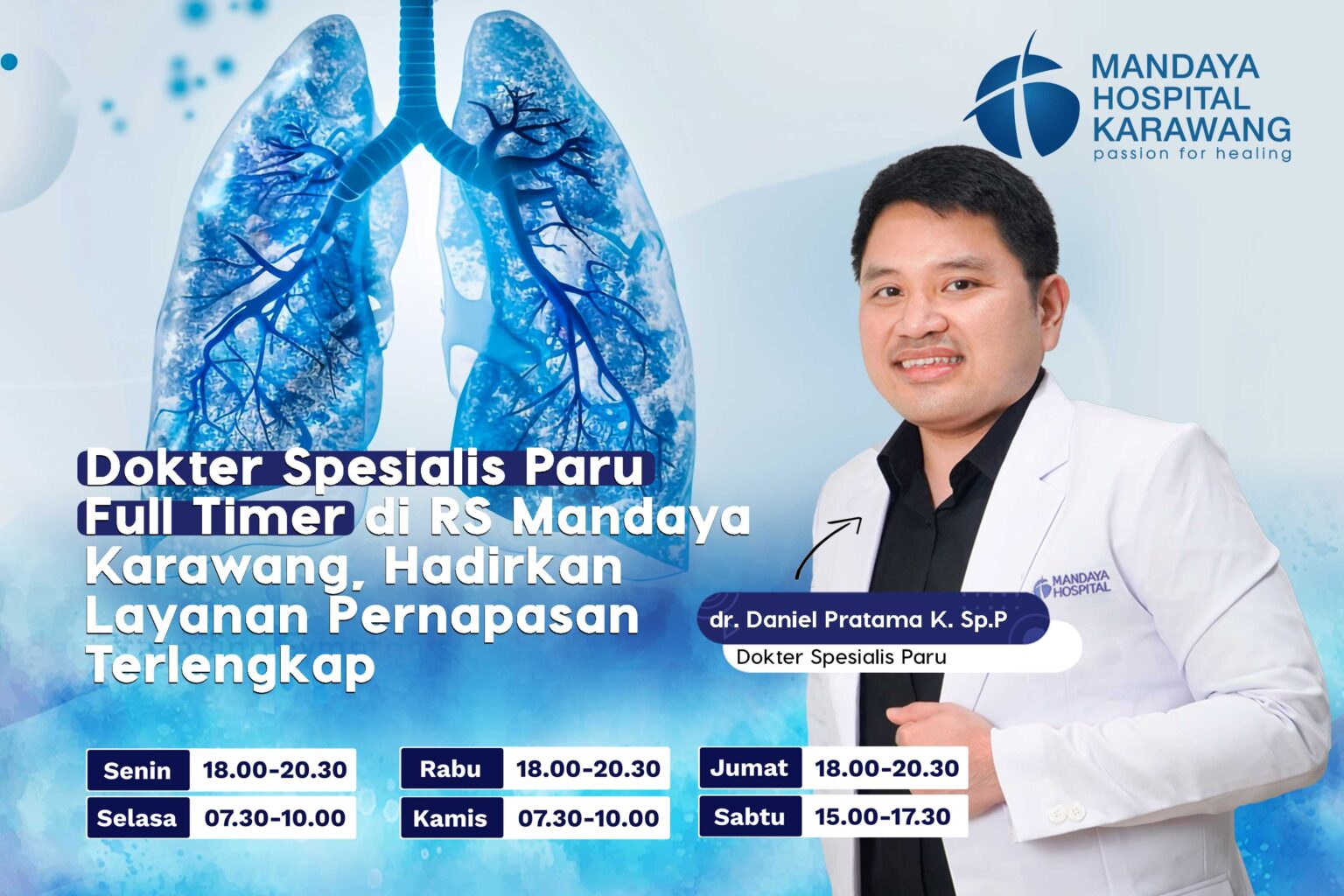 Dokter Spesialis Paru Praktik Setiap Hari di RS Mandaya Karawang ...